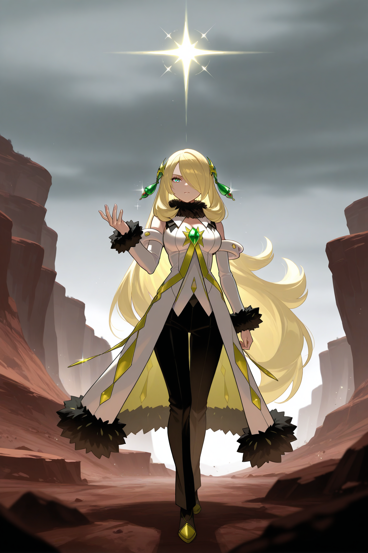 Best Cynthia/シロナ (Pokemon Diamond and Pearl) SDXL LoRA | 6 Outfits ...